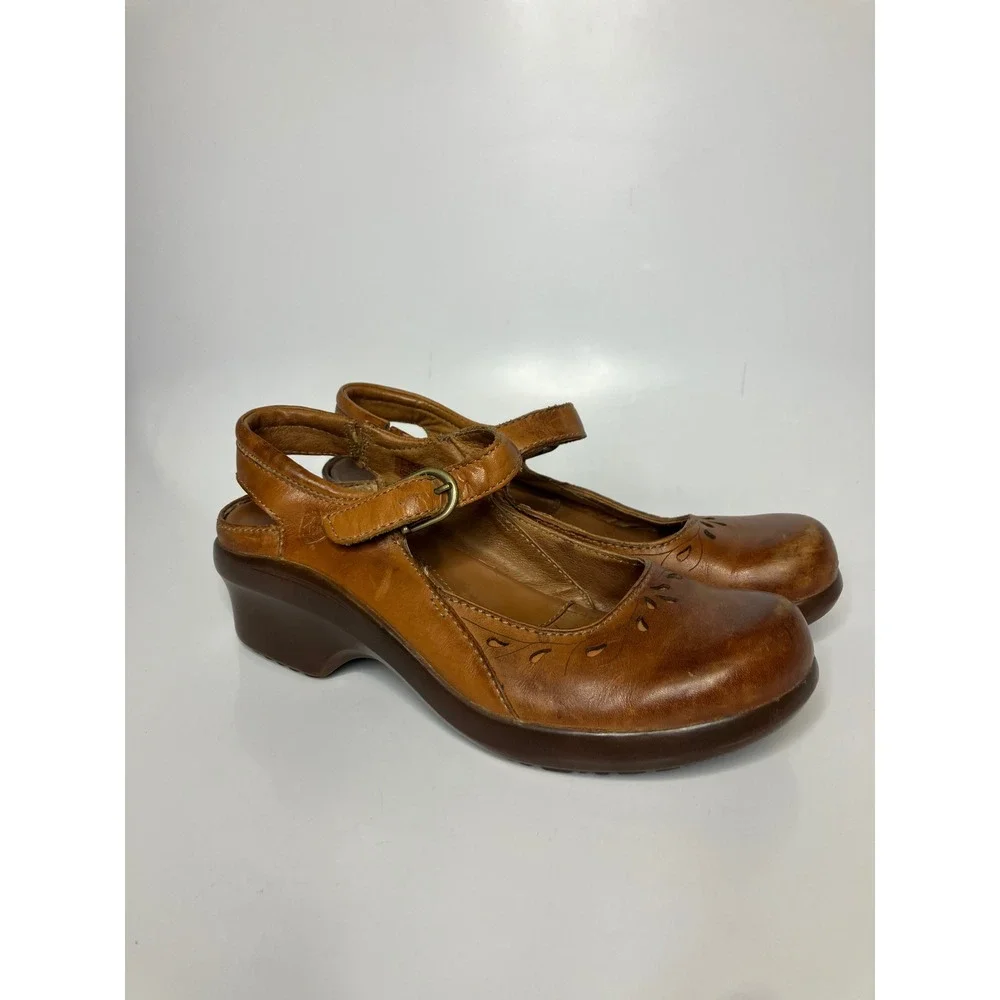 Ariat | Shoes | Ariat Mary Jane Clogs Womens 85 Brown Leather Good ...